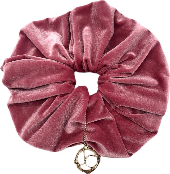 Julia Clancey - Oh Halo Hot Dusky Velour Scrunchy - ShopStyle Hair ...