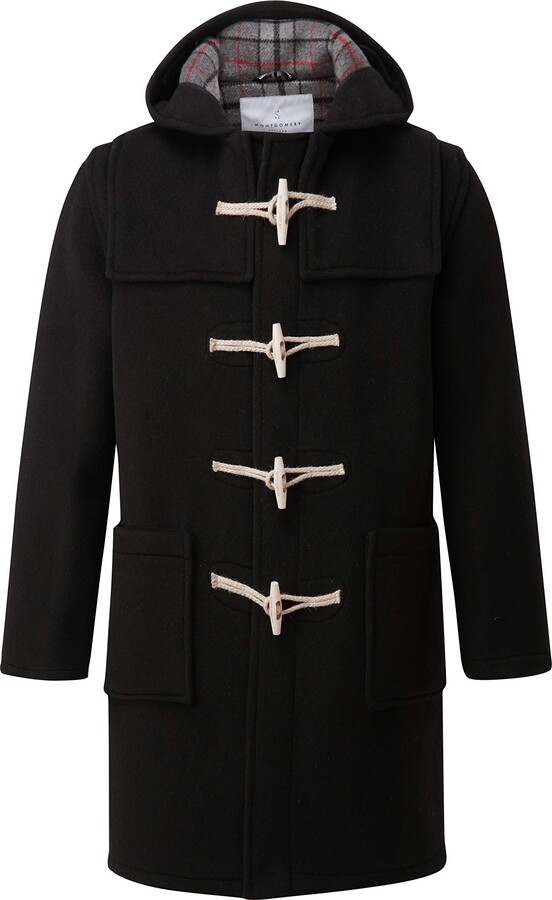 Montgomery Original Men's Classic Fit Duffle Coat with Wooden Toggles ...