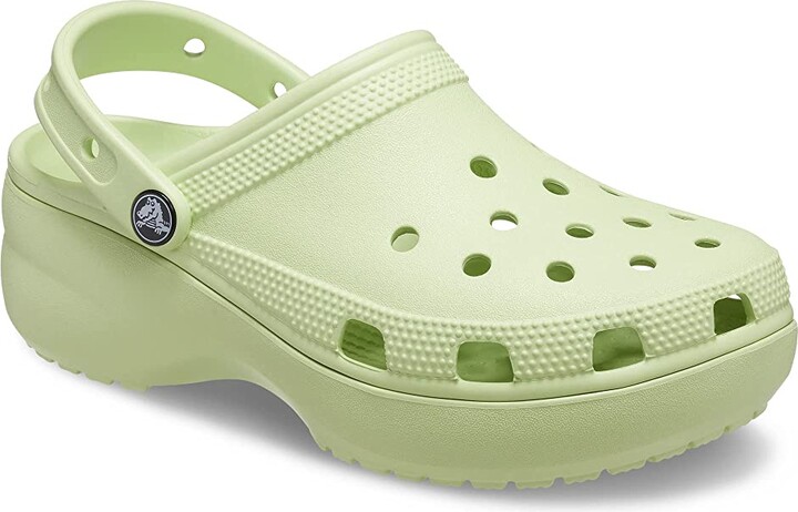 Crocs Classic Platform Clog (Celery) Women's Shoes - ShopStyle
