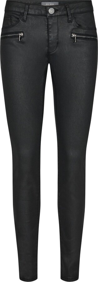 MOS MOSH Charlie Coated Zip Detail Slim Jean - ShopStyle