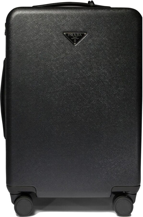 Prada Triangle-Logo Suitcase - ShopStyle Briefcases