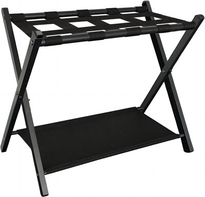 ColorLife Folding Metal Luggage Rack with Storage - ShopStyle Foundations
