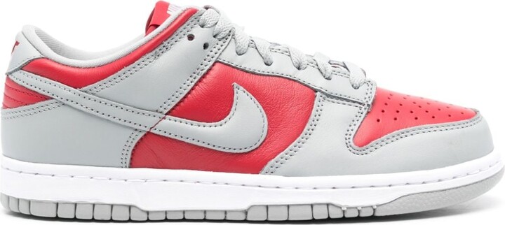 Nike Dunk Low leather sneakers - ShopStyle