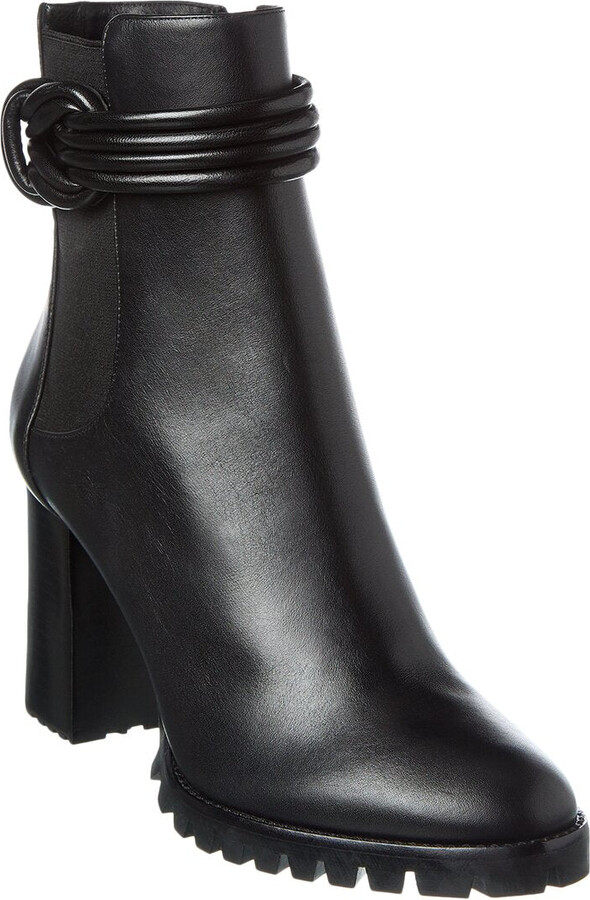 Alexandre Birman Vicky Waterproof Leather Combat Boot - ShopStyle