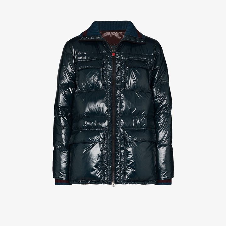 Kiton Zip-Up Puffer Jacket - ShopStyle Outerwear
