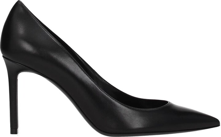 Saint Laurent Pumps anja Leather - ShopStyle
