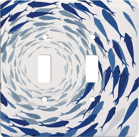 Rightside Design RightSide Designs Azure Fish School Double Toggle ...