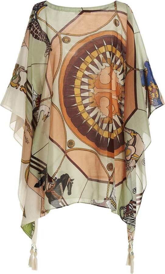 Tory Burch 'Carousel'ft leather - ShopStyle Swimsuit Coverups