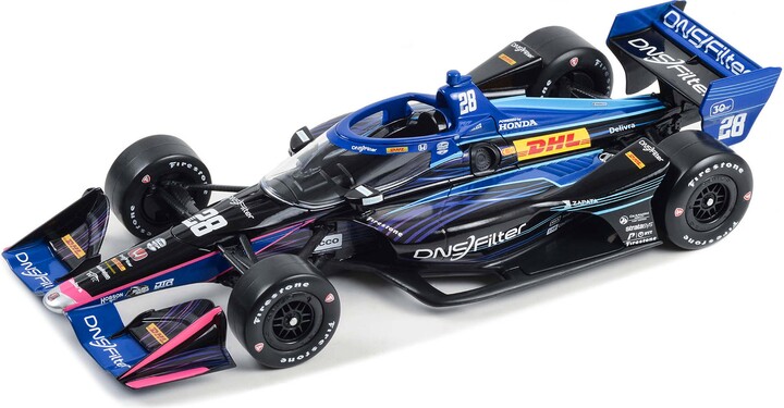 Diecast Model Greenlight Dallara IndyCar #28 Romain Grosjean "DNSFilter ...