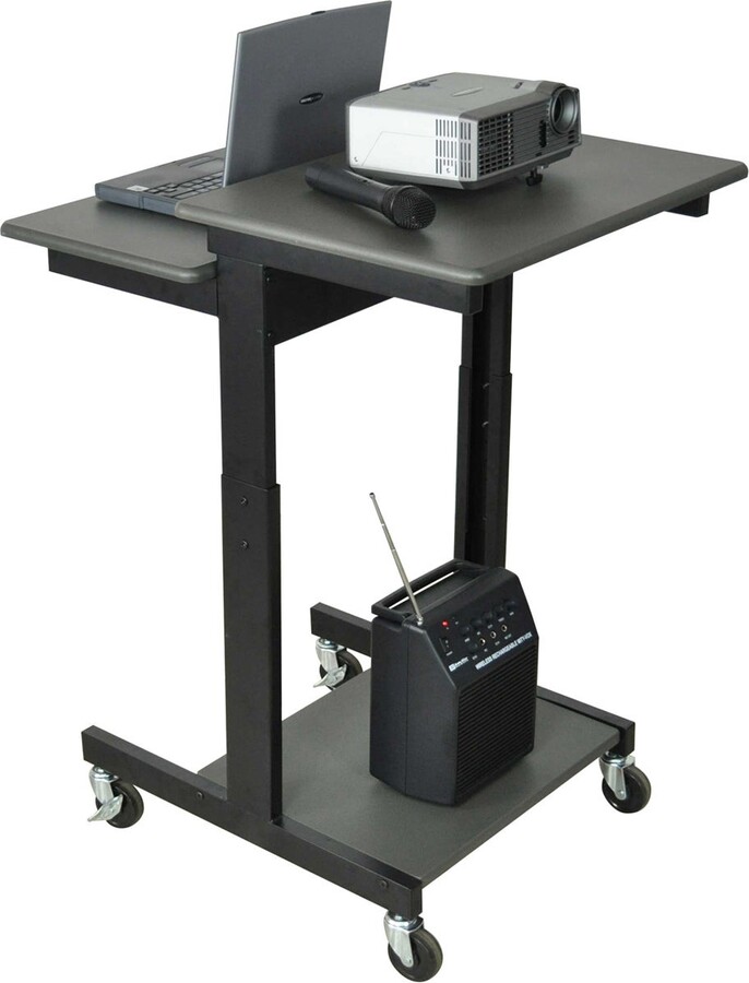 Offex Multimedia Mobile Height Adjustable Computer / Laptop ...