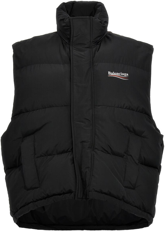 Balenciaga 'Puffer Cocoon Political Campaign' Vest - ShopStyle