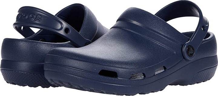 Crocs Work Specialist II Vent Clog (Navy) Shoes - ShopStyle Slip-ons ...