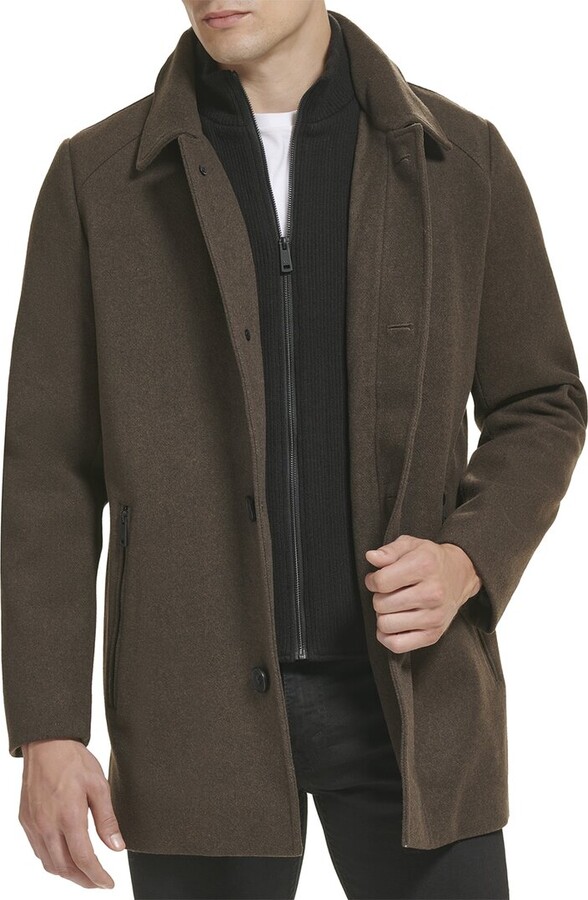 Kenneth Cole Wool-Blend Coat - ShopStyle