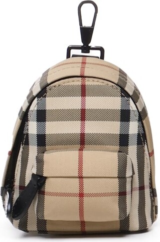 Burberry Mini Jett Checked Backpack - ShopStyle