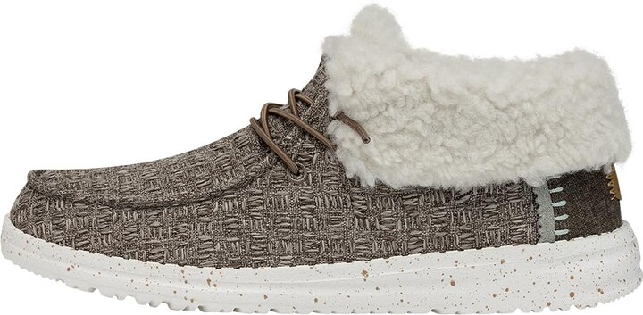 Hey Dude Wendy Fold Stitch Cozy - Womens Boots - Walut - Size UK 6 ...