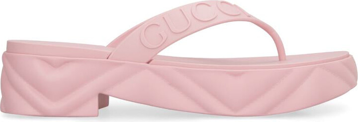 Gucci Rubber Thong-Sandals - ShopStyle Sandals