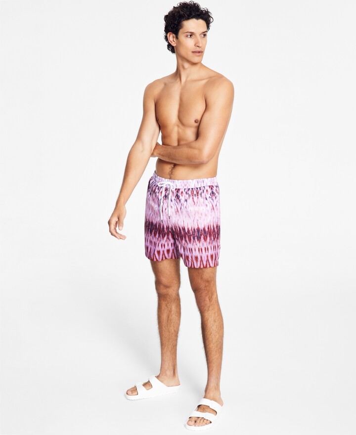 INC International Concepts Men's Jewel Mirage 5" Board Shorts, Created ...