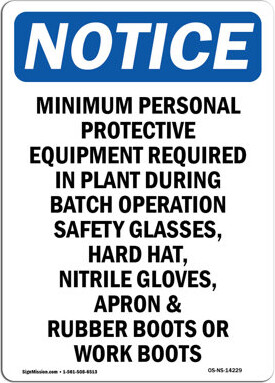 SignMission Minimum Personal Protective Equipment Sign - ShopStyle Home ...