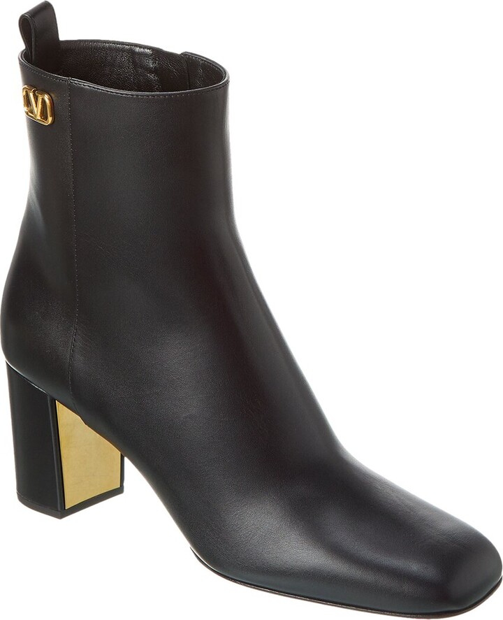 Valentino Leather Boot - ShopStyle