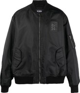 Raf Simons Logo-Patch Bomber Jacket - ShopStyle
