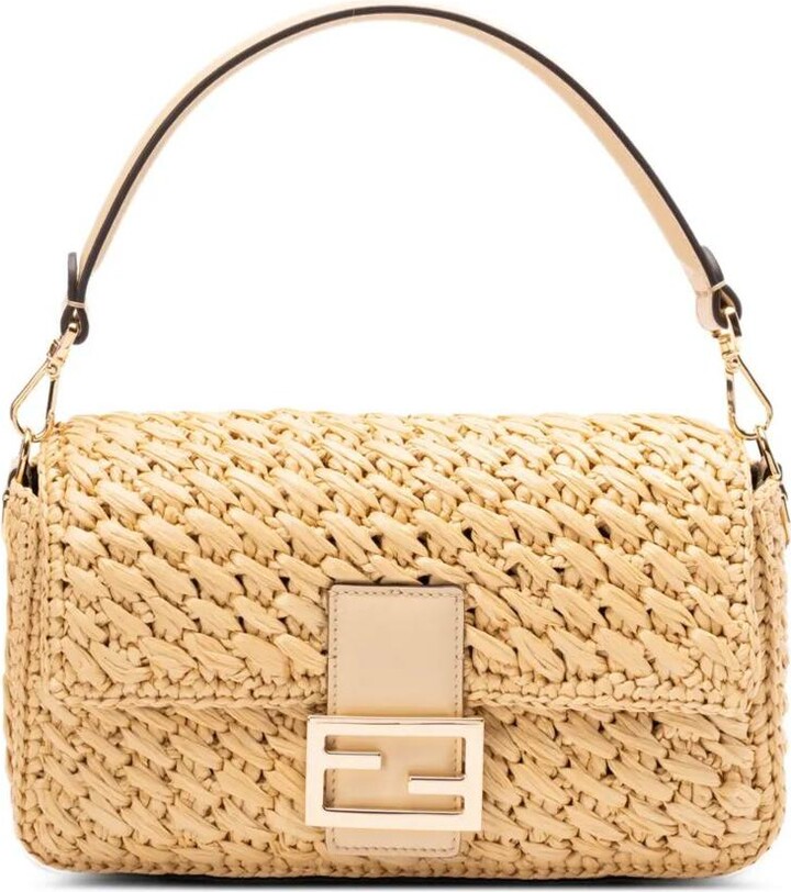 Fendi Viscose Fibre Crochet Medium Uette Bags - ShopStyle