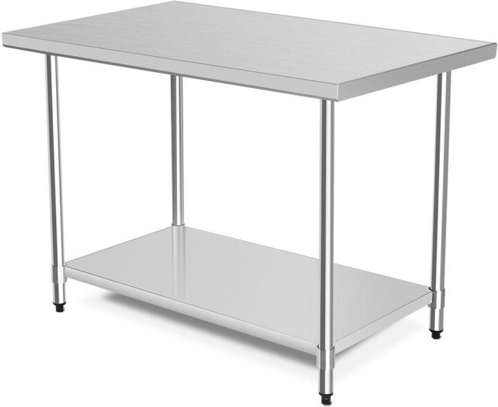 Slickblue 30 x 48 Inch Stainless Steel Table Commercial Kitchen ...