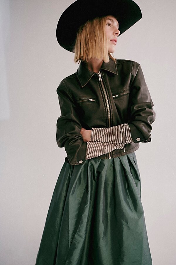 Free People We The Free Ellery Vegan Leather Jacket - ShopStyle