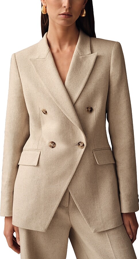 Reiss Devon Double Breasted Suit Jacket - ShopStyle