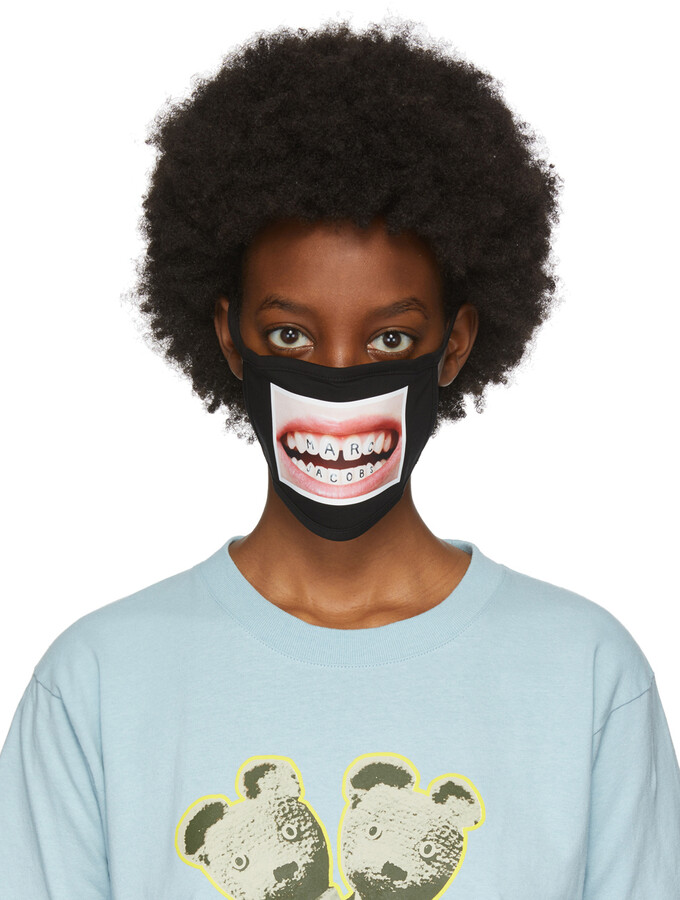Marc Jacobs Black Hey_Reilly Edition Face Mask - ShopStyle
