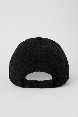 Alo Yoga | Micro Sherpa Off-Duty Cap in Black - ShopStyle Hats