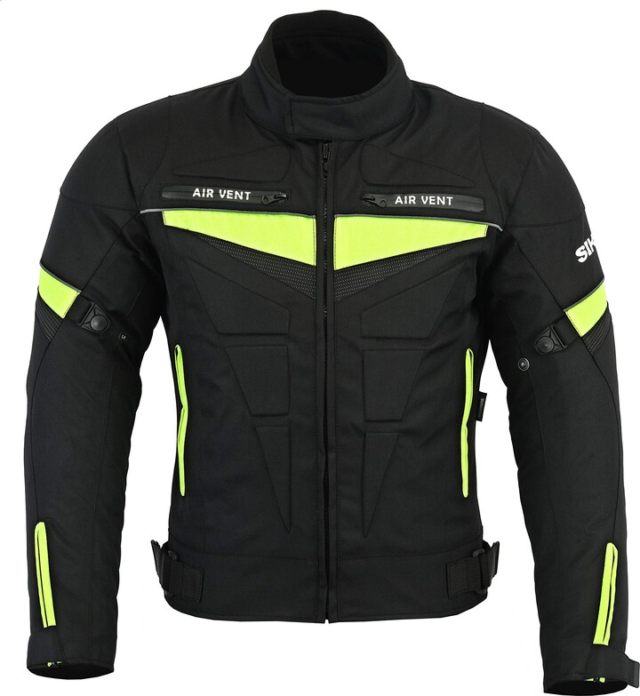 Sikma Motorbike Jacket for Men's Motorcycle Cordura Waterproof Armours Textile Jackets (Small ...