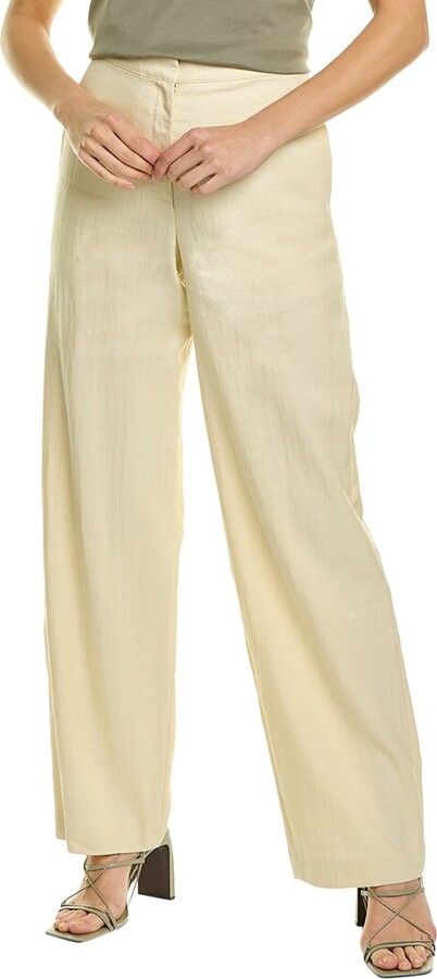 Theory Clean Linen Blend Trouser - ShopStyle Casual Pants