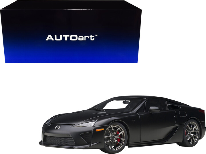 Diecast Model Autoart Lexus LFA Matt Black 1/18 Model Car by Autoart ...