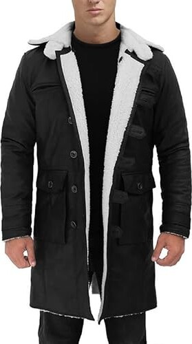 Fashion_First Mens Dark Knight Rises Bane Cosplay Costume Black Fur ...