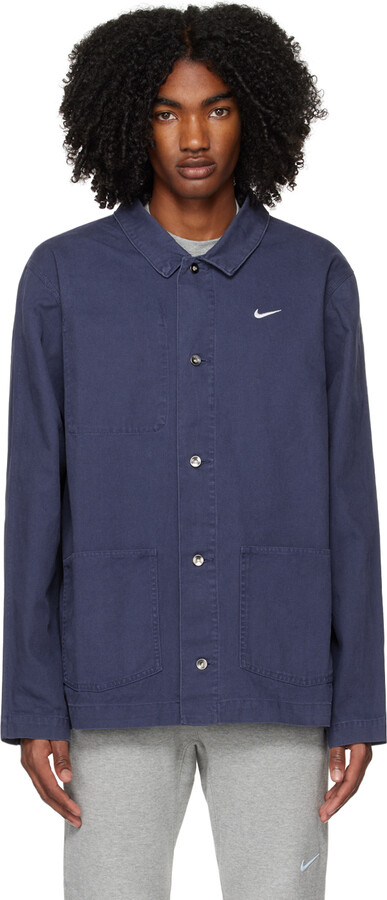 Nike Navy Chore Jacket - ShopStyle