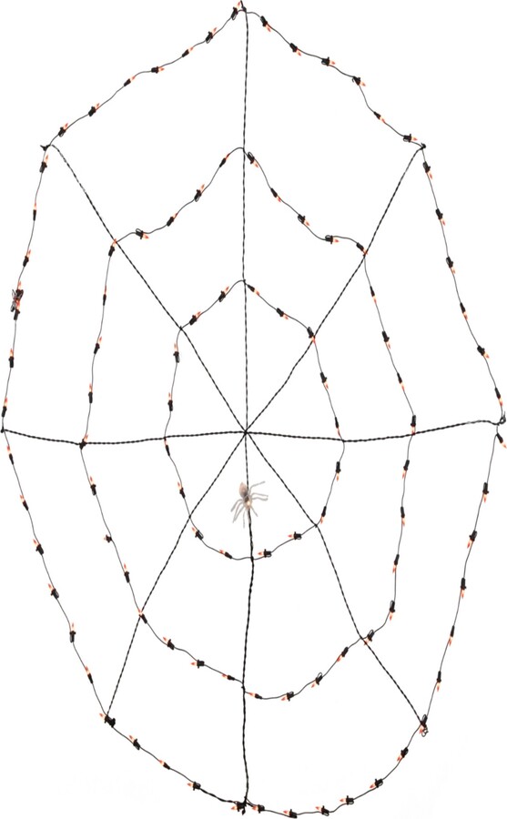 Northlight 5' Lighted Spider in Web Halloween Decoration, Wire - ShopStyle