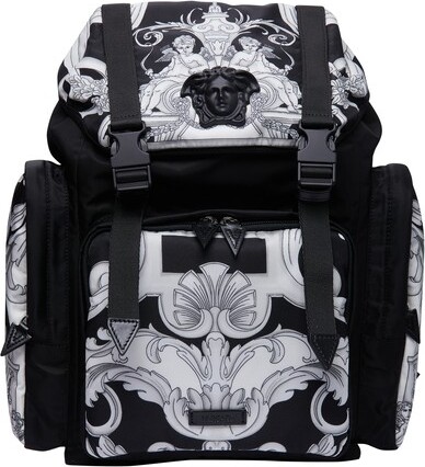 Versace La Medusa Silver Baroque backpack - ShopStyle
