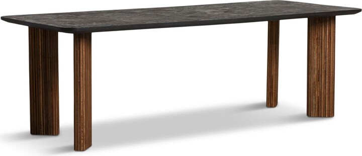 Barker and Stonehouse Trinidad Reclaimed Teak Wood Rectangular Dining ...