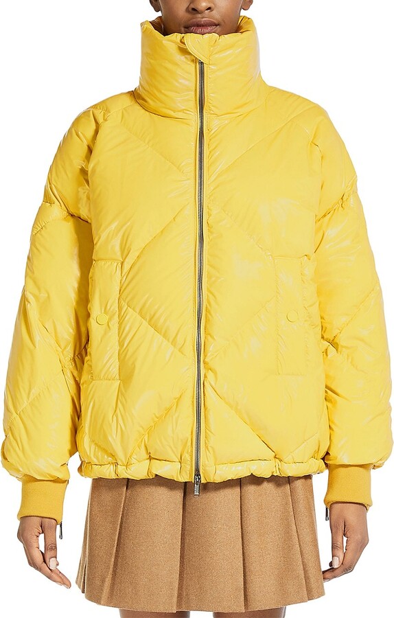 Weekend Max Mara Taffeta Down Puffer Jacket - ShopStyle