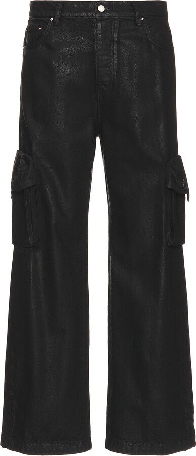 Amiri Wax M65 Baggy Cargo in Black - ShopStyle Pants