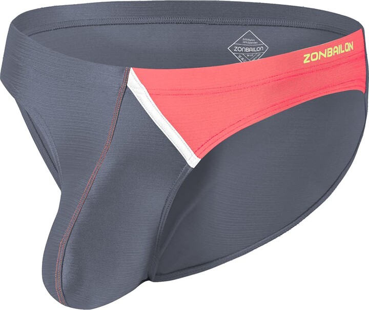 BIATWOWR Mens Nylon Sexy Big Ball Bulge Enhancing Pouch Briefs ...