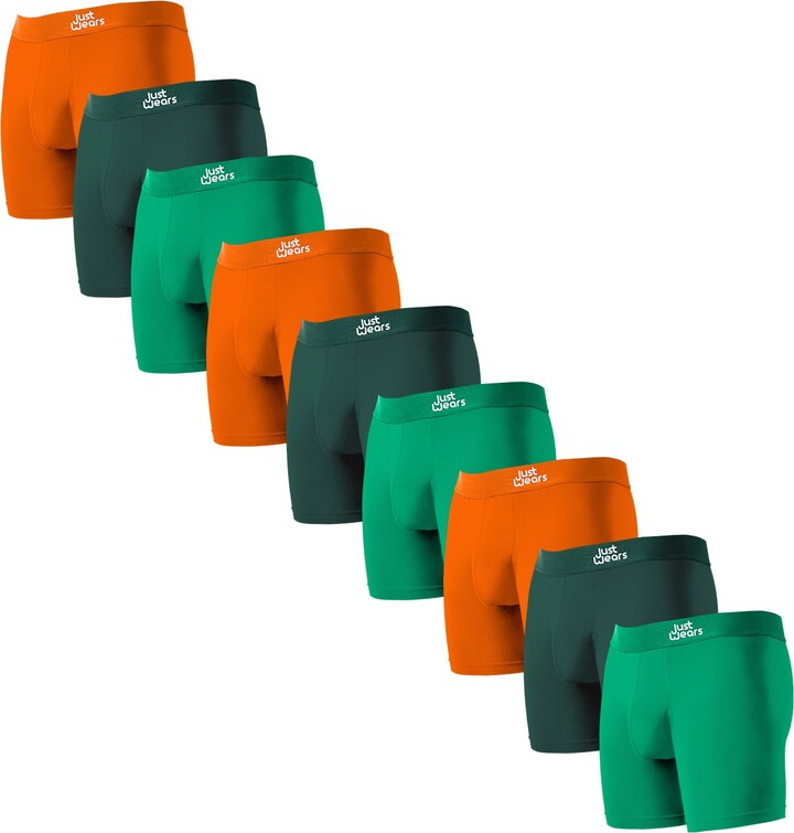 Justwears Super Soft Boxer Briefs With Pouch - Anti-Chafe & No Ride Up ...