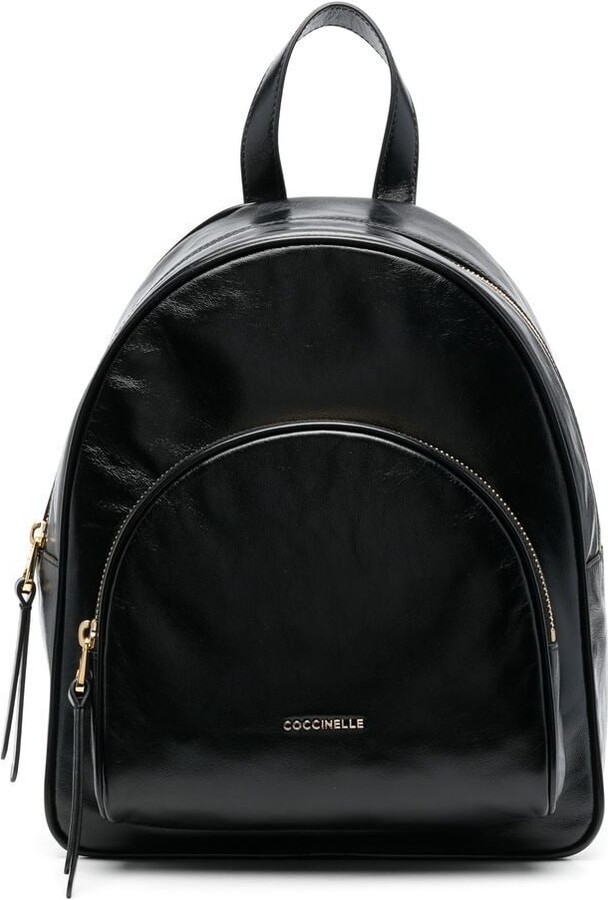 Coccinelle Logo-Plaque Detail Backpack - ShopStyle