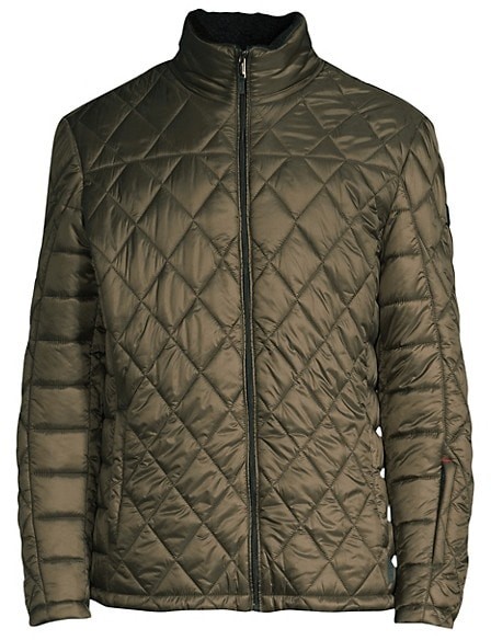 Tumi Outerwear Transit Faux Shearling Quilt Jacket - ShopStyle
