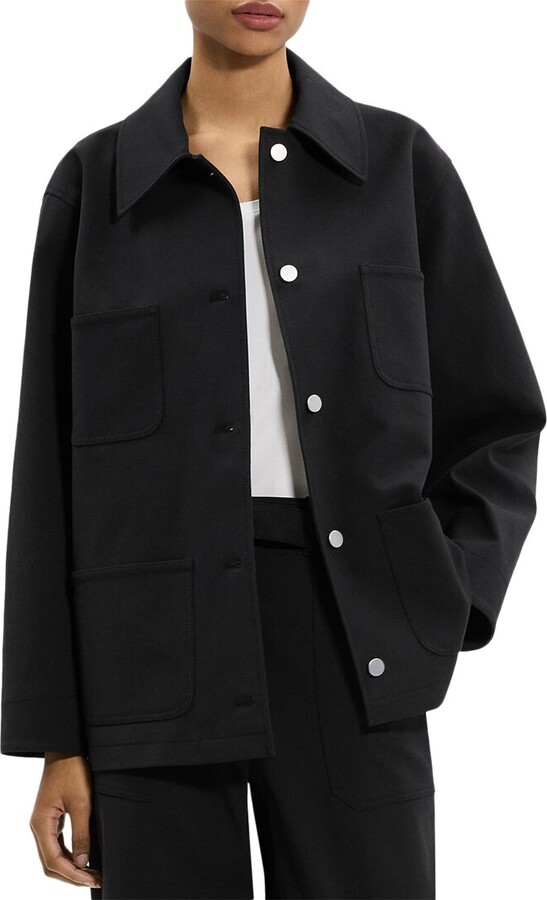 Theory Oversized Utility Jacket - ShopStyle