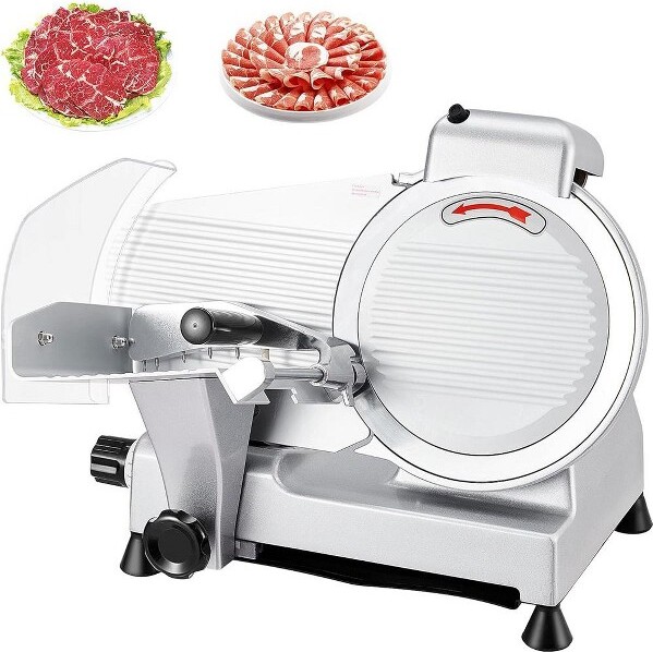 WhizMax Commercial 10" Electric Meat Slicer Blade 240W Deli Food Cheese ...