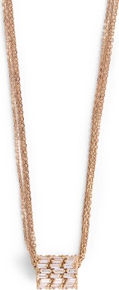 Suzanne Kalan 18K White Gold Fireworks Diamond Tennis Necklace - ShopStyle