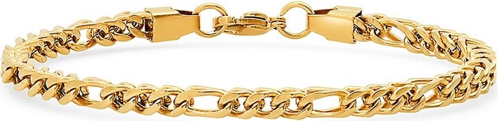 Anthony Jacobs Two-Tone Stainless Steel & 18K Gold Plated Stainless ...