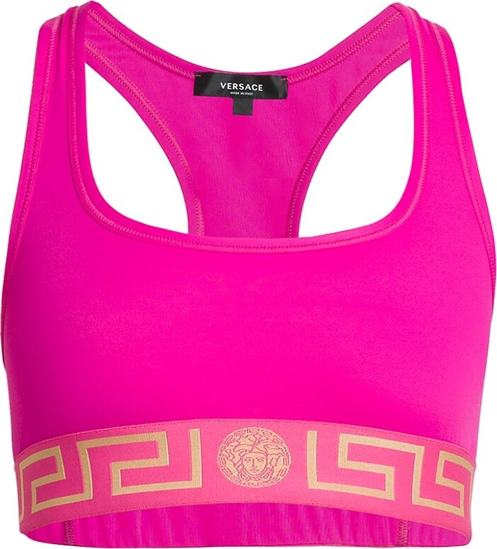Versace Greca Sports Bra - ShopStyle