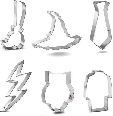 Cookiecutter.Com 6 Piece Halloween Wizard Cookie Cutter Set Wizard ...